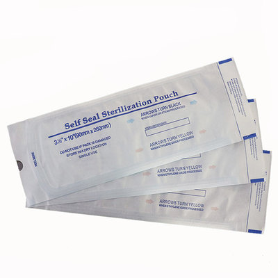 Laboratory Sterilization Pouches For Autoclave Tear Resistance Regular Size