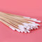 Wooden Stick Cosmetic Cotton Buds No Contaminating Adhesive Coatings