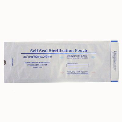 Laboratory Sterilization Pouches For Autoclave Tear Resistance Regular Size